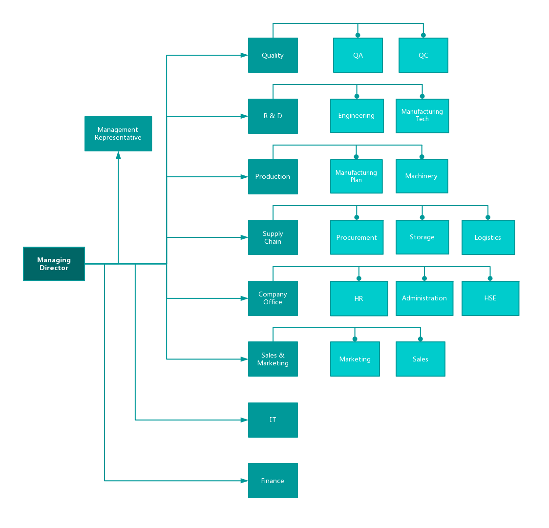 Organization Chart - Shanghai Yuangao Valves Industry (Group) Co., LTD